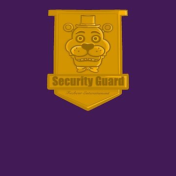"FNAF Security Guard Badge " Pin for Sale by EllieWishes | Redbubble
