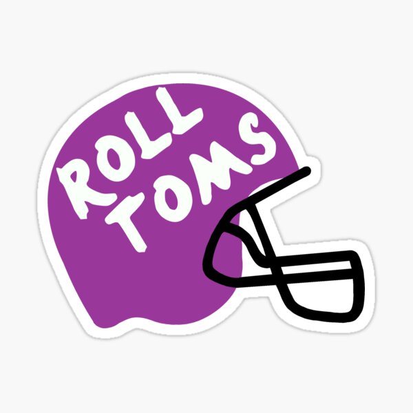 "Roll Toms St. Thomas Helmet" Sticker for Sale by ehalverson101 | Redbubble
