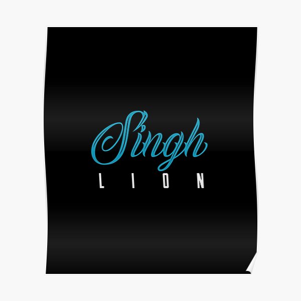 Singh Lion Posters | Redbubble