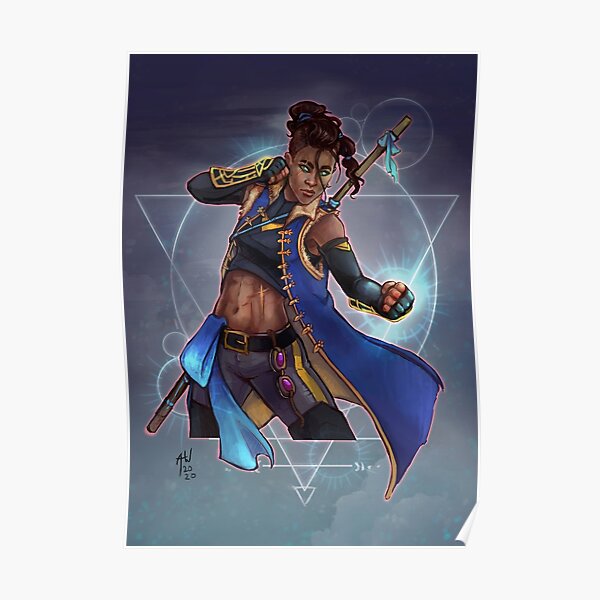 "Cobalt Soul" Poster by AntheaWright | Redbubble