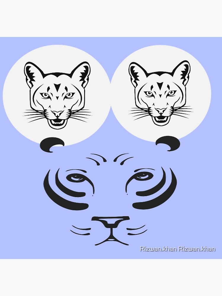 "3 tigers" Art Print for Sale by 555666786 | Redbubble