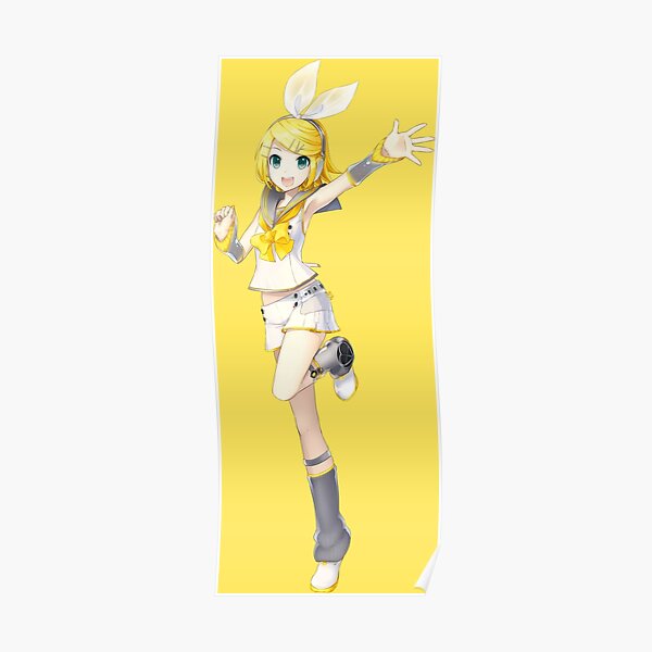"Kagamine Rin V4" Poster for Sale by VocaloidTrash | Redbubble