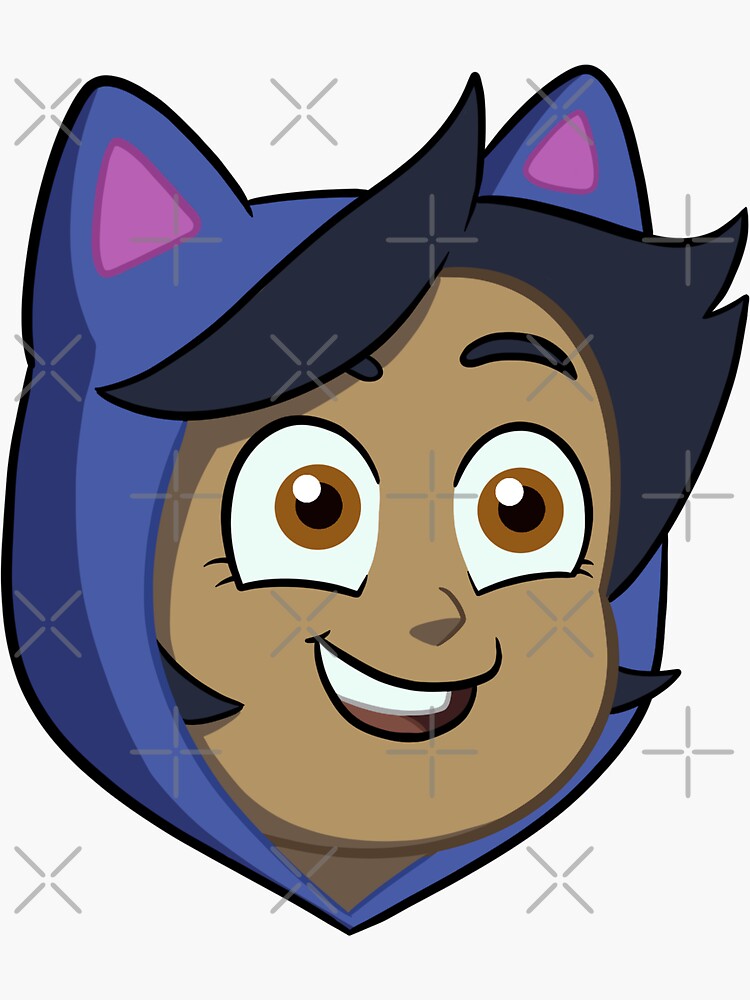 "Cat luz " Sticker for Sale by dragonlord19 | Redbubble