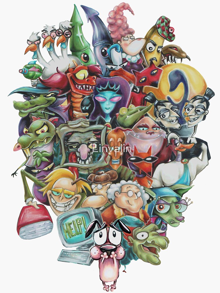 "Scaredy Dog" Sticker for Sale by Linvalin | Redbubble