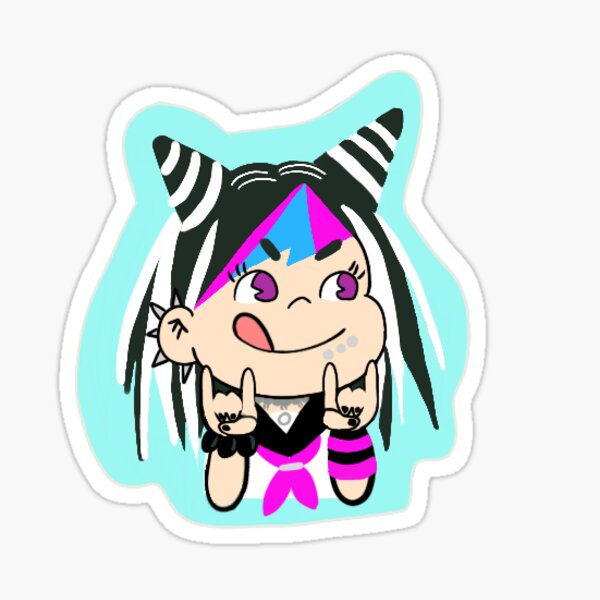 "Danganronpa Ibuki Mioda " Sticker for Sale by arcadeturtle | Redbubble