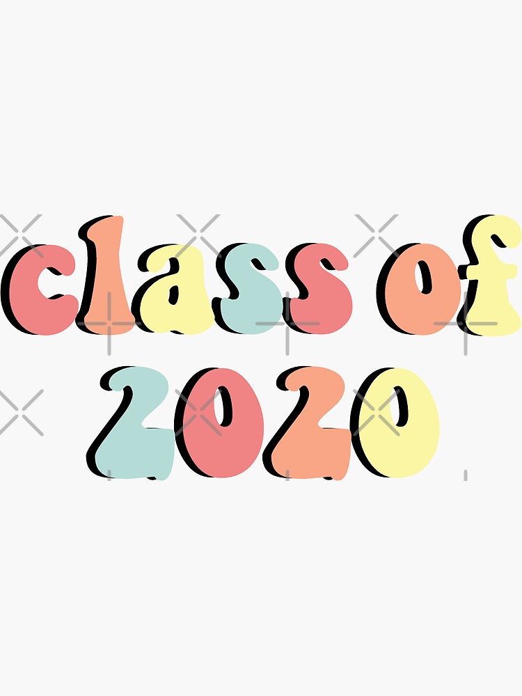 "class of 2020" Sticker for Sale by katie-erickson | Redbubble