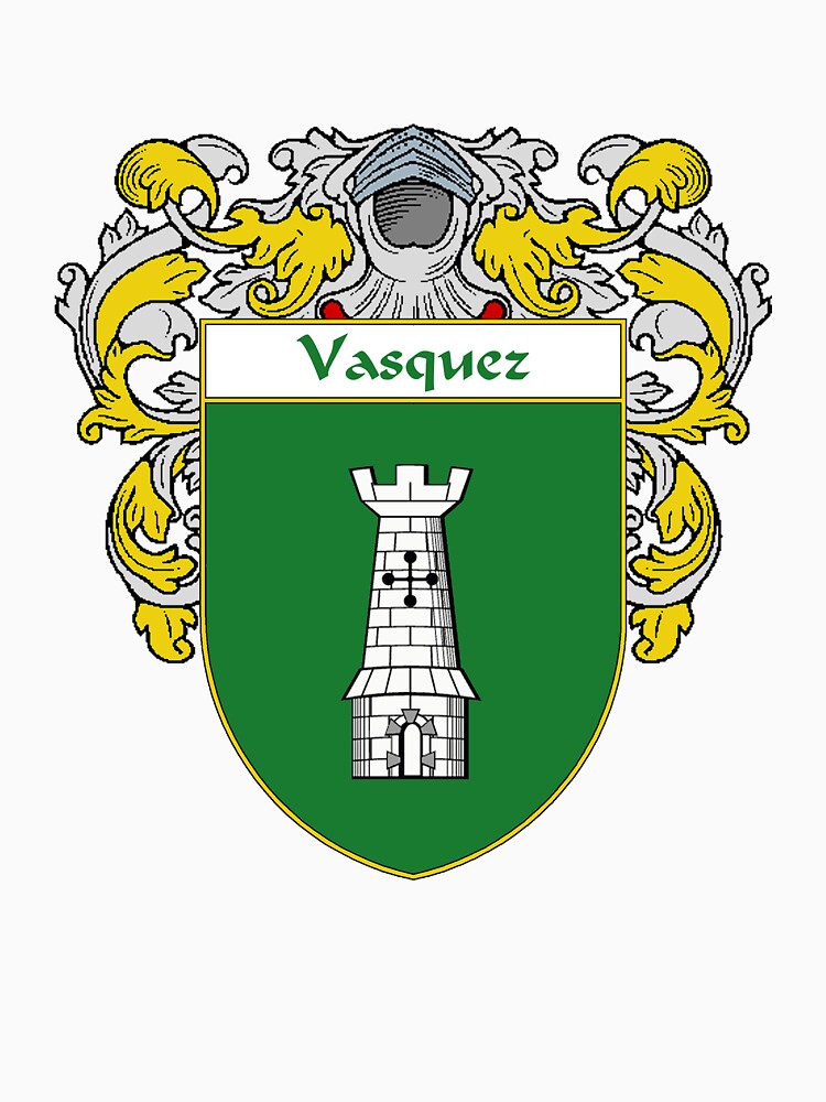 "Vasquez Coat of Arms/Family Crest" Long Sleeve T-Shirt for Sale by ...
