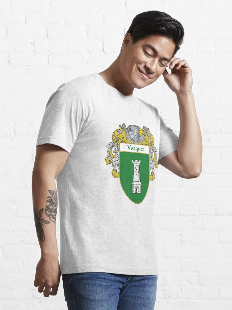 "Vazquez Coat of Arms/Family Crest" T-shirt for Sale by carpediem6655 ...