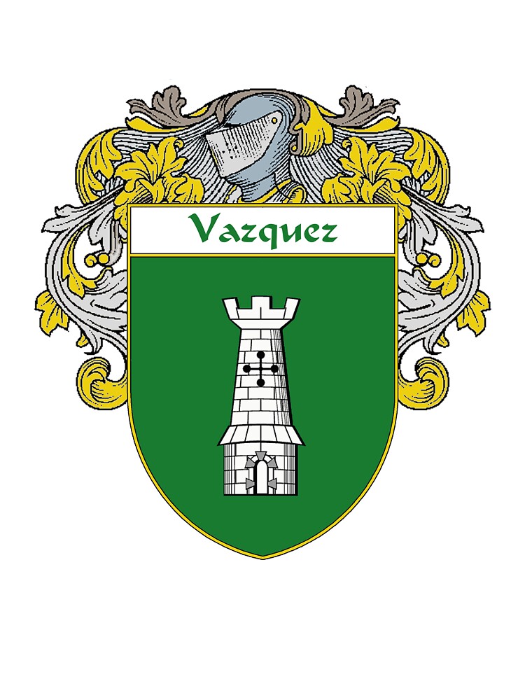 "Vazquez Coat of Arms/Family Crest" Canvas Print for Sale by ...