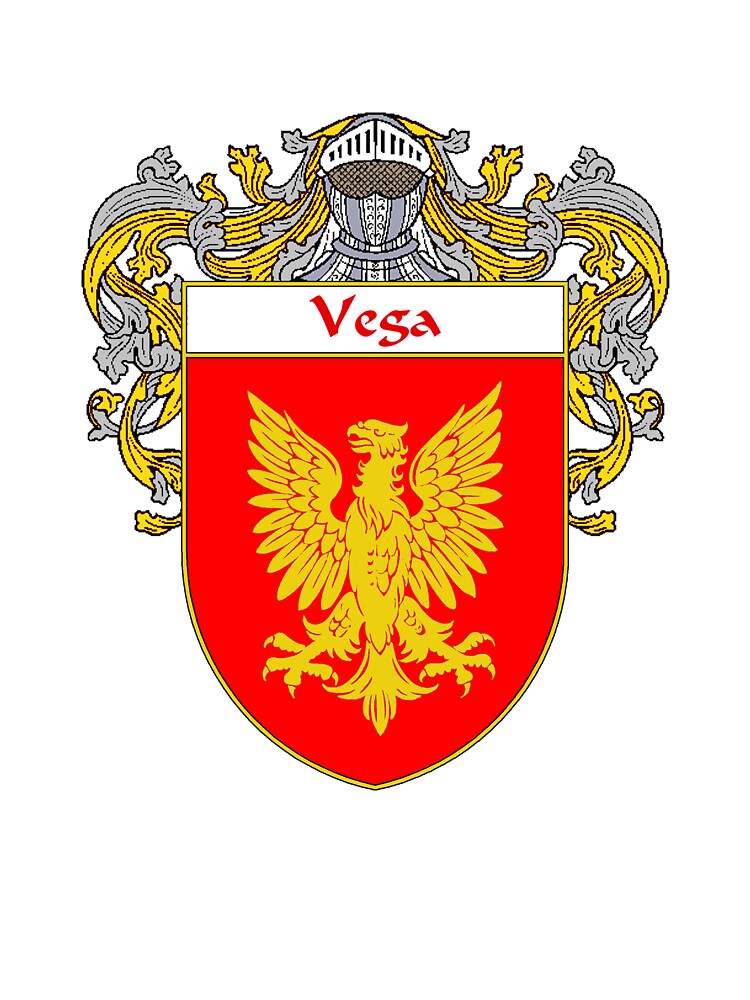 "Vega Coat of Arms/Family Crest" Canvas Print for Sale by carpediem6655 ...