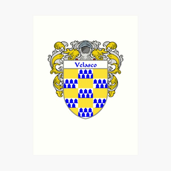 "Velasco Coat of Arms/Family Crest" Art Print for Sale by carpediem6655 ...