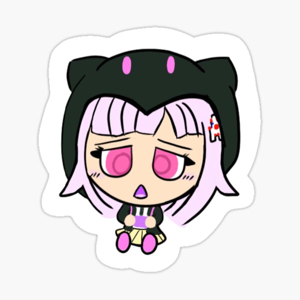 "Chibi Chiaki Nanami" Sticker for Sale by arcadeturtle | Redbubble