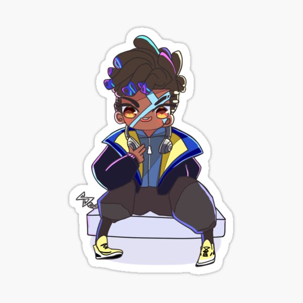 "True Damage Ekko" Sticker by cheriiko | Redbubble
