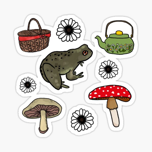 "Cottagecore Sticker Pack" Sticker by beesdotjpeg | Redbubble