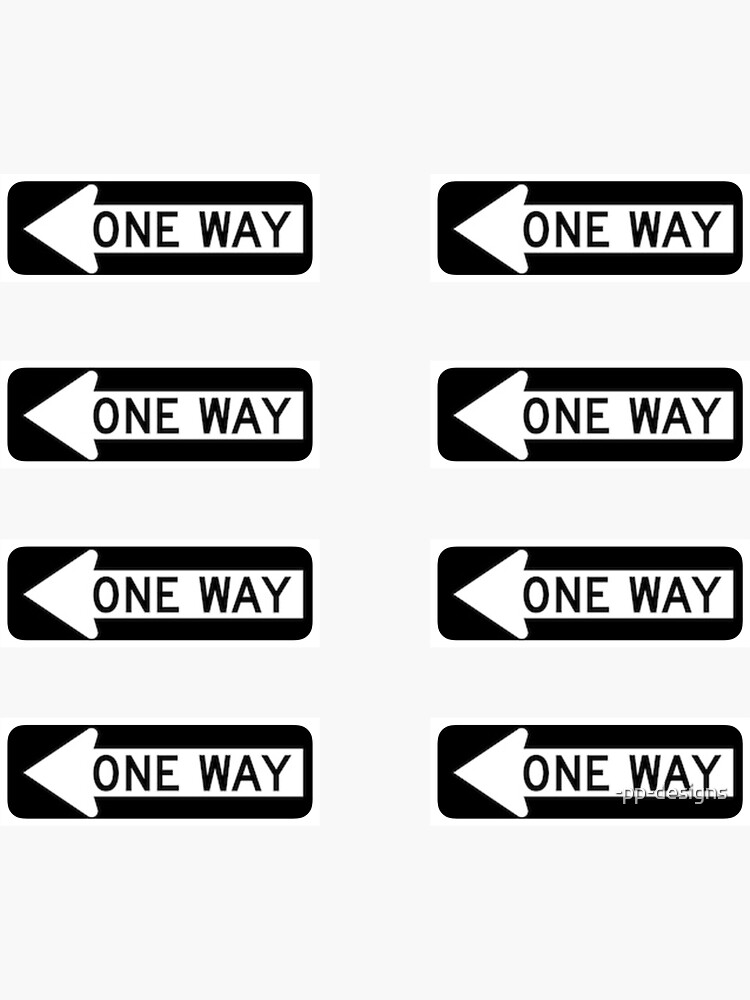 "one way sticker pack" Sticker for Sale by -pp-designs | Redbubble