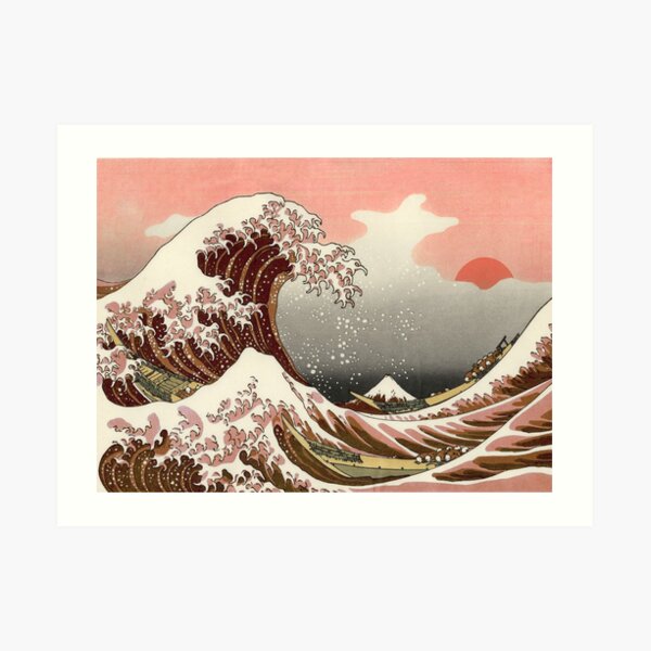 Japanese Tsunami Art Art Prints | Redbubble