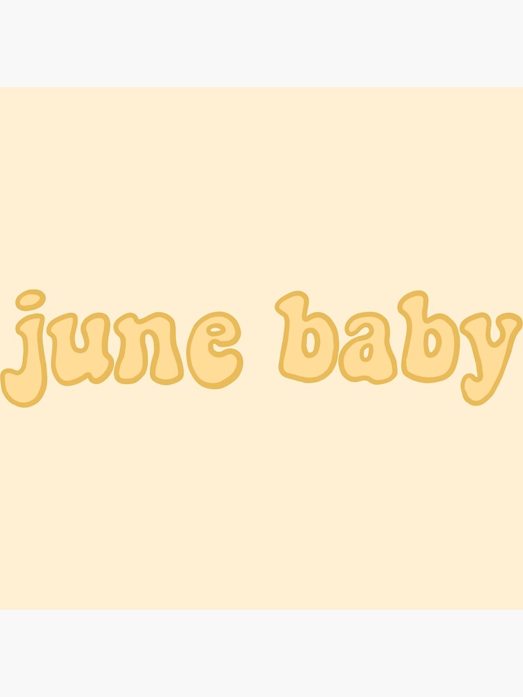 "June Baby- Groovy" Poster for Sale by CaitlinCerys | Redbubble