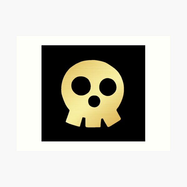 "Golden Fire Force Skull Logo" Art Print by BukLauDesu | Redbubble