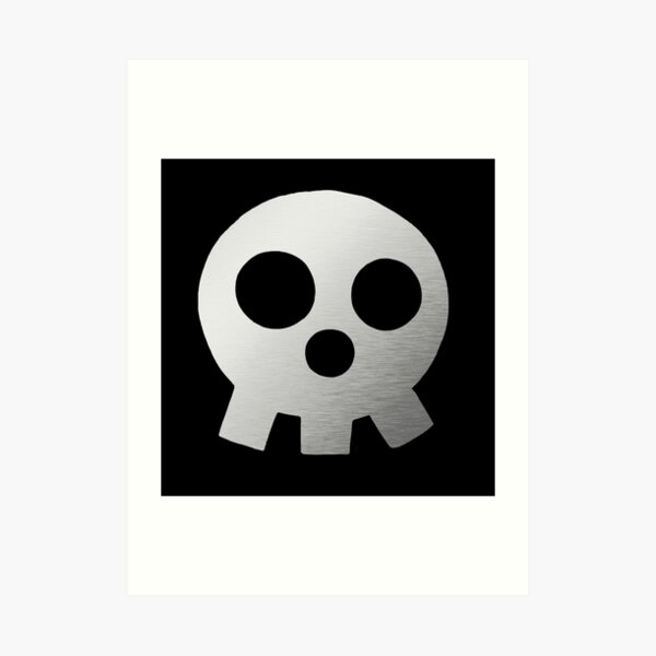 "Silver Fire Force Skull Logo" Art Print by BukLauDesu | Redbubble