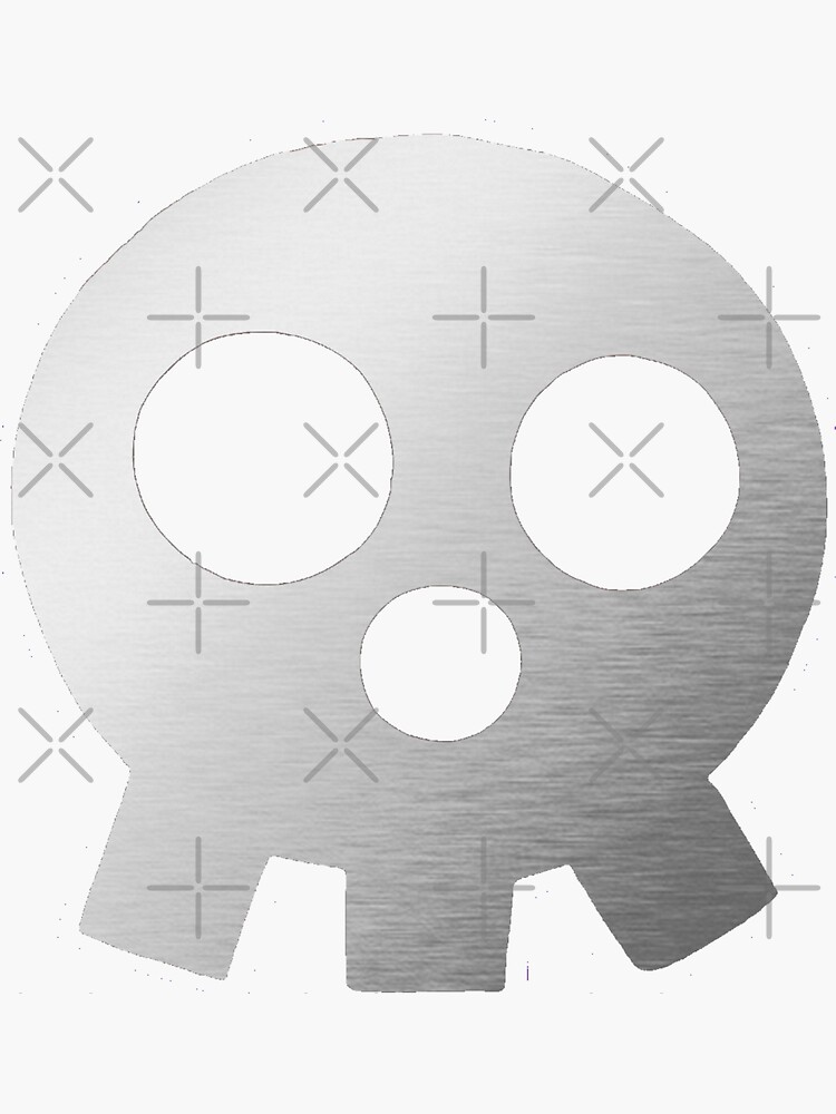 "Silver Fire Force Skull Logo" Sticker for Sale by BukLauDesu | Redbubble