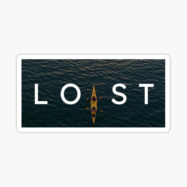 "Lost" Sticker for Sale by RainaRajesh | Redbubble
