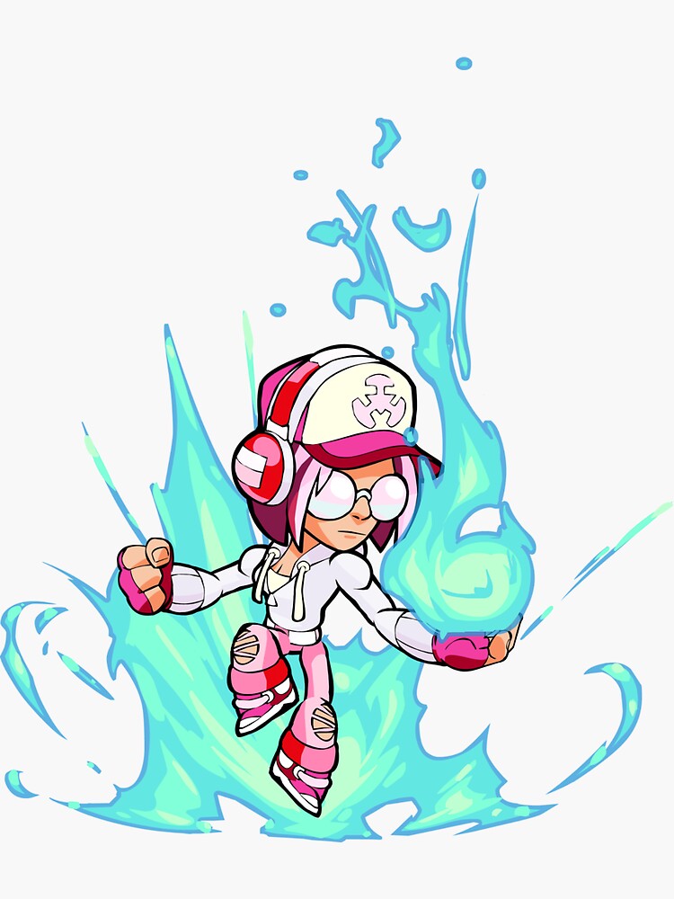 "Brawlhalla DJ girl Ada Lovestruck" Sticker for Sale by ADEDIGATO ...