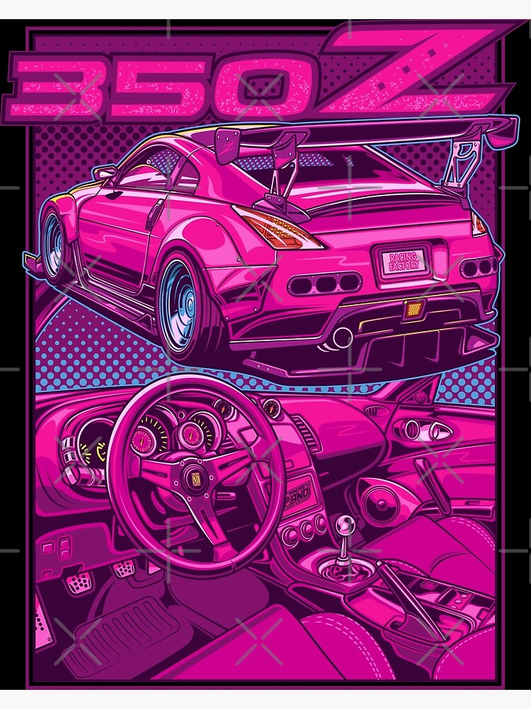 "350z" Poster for Sale by w1gger | Redbubble