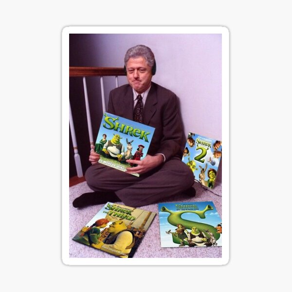 "Shrek is life bill" Sticker by Stargazershops | Redbubble