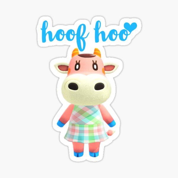 "Animal Crossing: Norma Hoof Hoo" Sticker for Sale by rachel532 | Redbubble