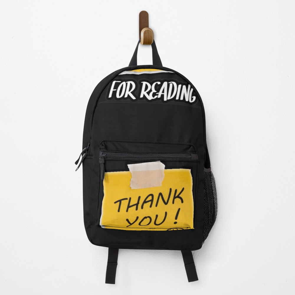 "am besten danke fürs lesen tshirt" Rucksack von MimoStore20 | Redbubble