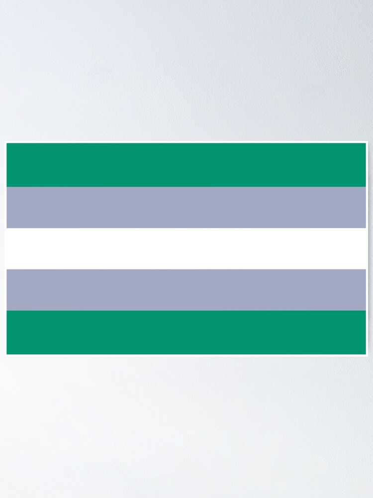 "GREY ARO, Greyromantic, Aromantic Queer Pride Flag LGBTQ+" Poster by ...