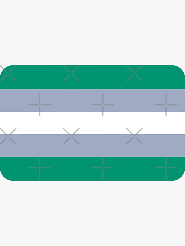 "GREY ARO, Greyromantic, Aromantic Queer Pride Flag LGBTQ+" Sticker by ...