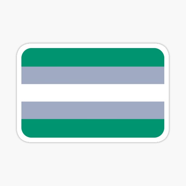 "GREY ARO, Greyromantic, Aromantic Queer Pride Flag LGBTQ+" Sticker by ...