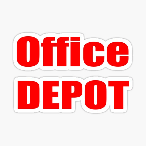 "Office Depot Trendy" Sticker for Sale by Kathrine2302 | Redbubble