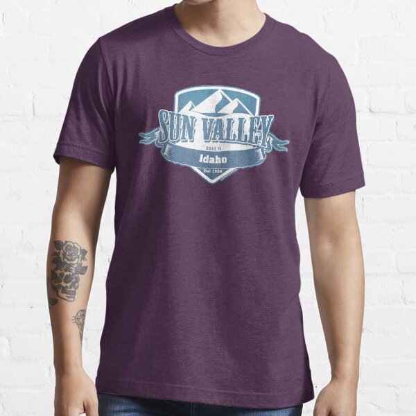 "Sun Valley Idaho Ski Resort" T-shirt for Sale by CarbonClothing ...