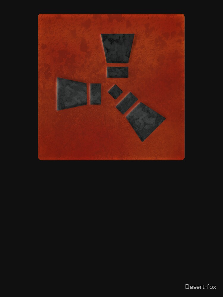 "Rust Game" T-shirt for Sale by Desert-fox | Redbubble | rust t-shirts ...