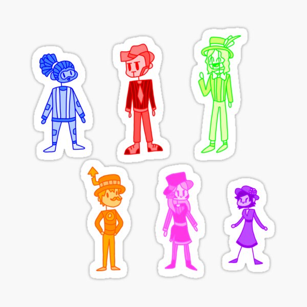 "SPG robots" Sticker for Sale by GiraffenGoggles | Redbubble