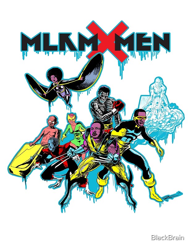"Malcolm X-Men Assemble" by BlackBrain | Redbubble