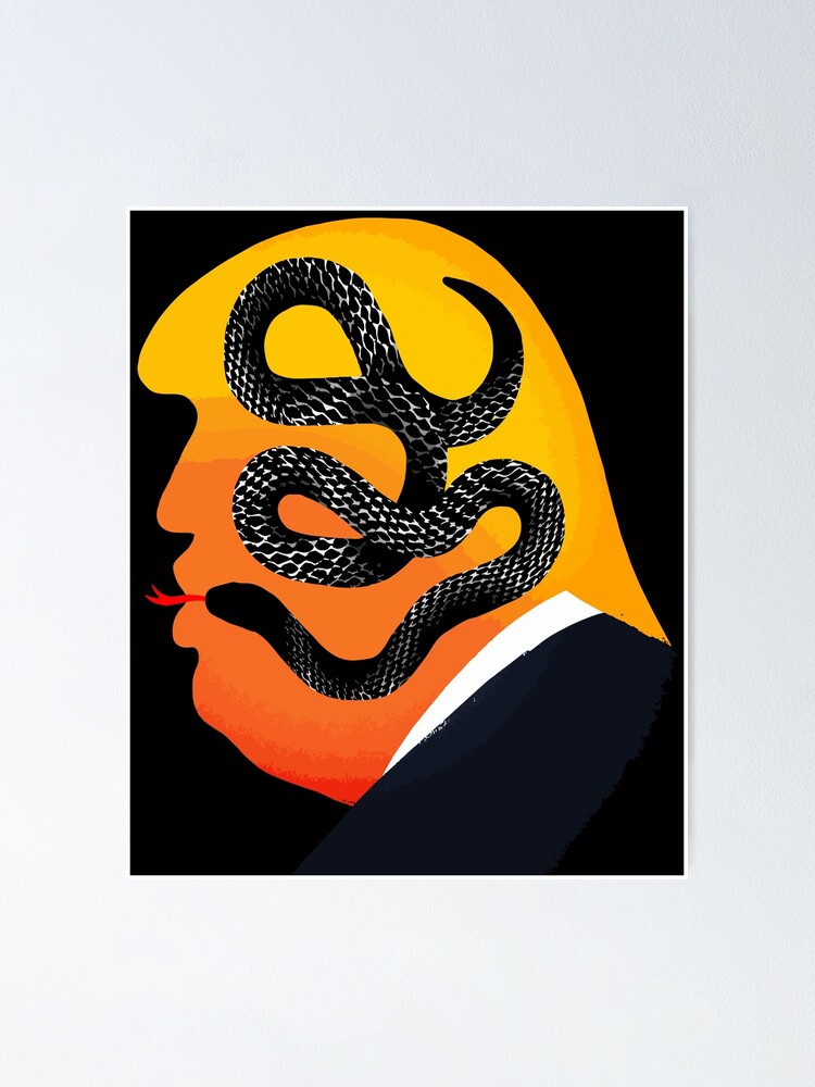 " Trump The Snake T-shirt" Poster by outmaneljalili | Redbubble