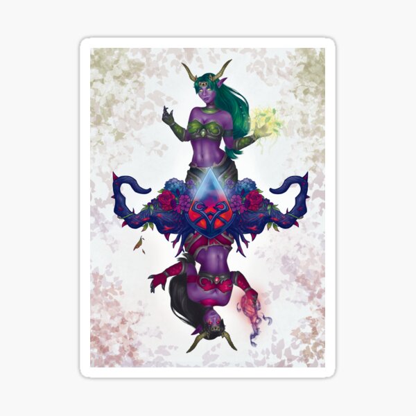 Corrupted Ysera The Dreamer World Of Warcraft Sticker For Sale By Perix9 Redbubble