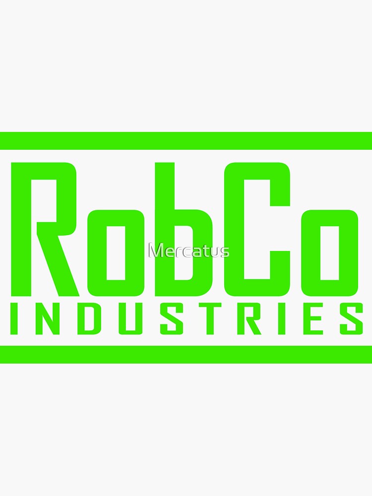 "RobCo Logo (Green)" Sticker for Sale by Mercatus | Redbubble