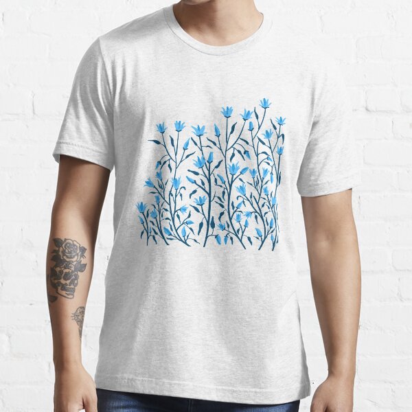 "Cute small blue floral design" T-shirt for Sale by Susaans-Art ...