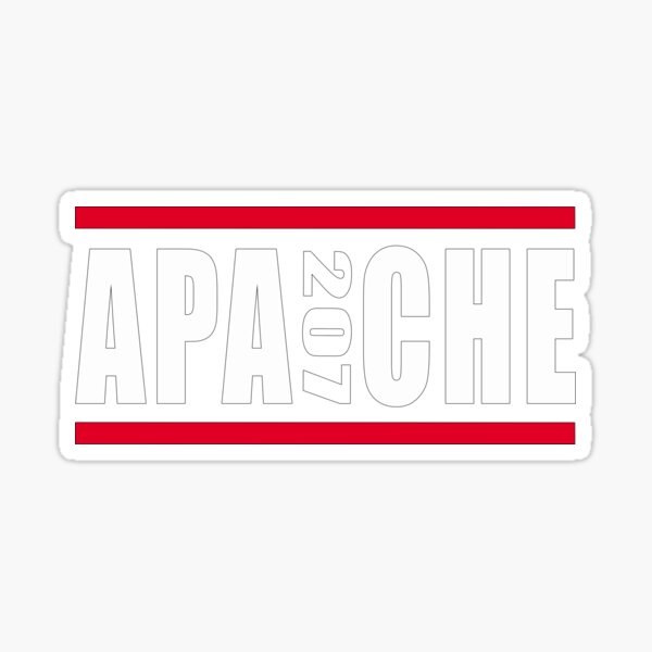 Apache 207 Stickers | Redbubble