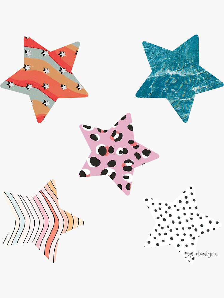 "vsco stars sticker pack" Sticker for Sale by -pp-designs | Redbubble