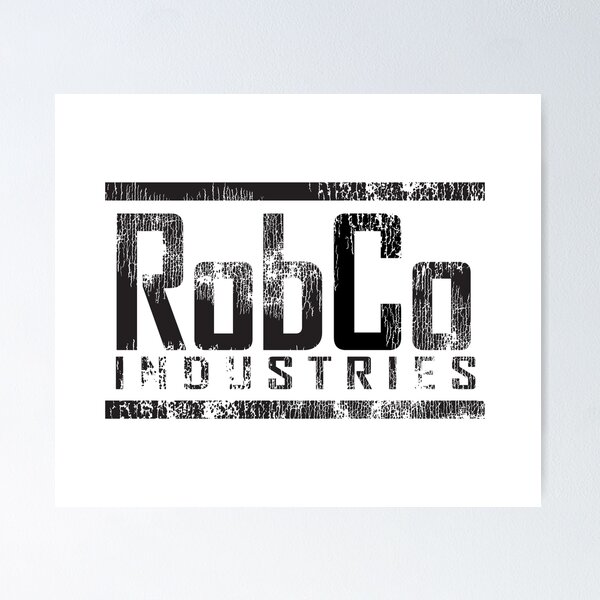 "RobCo Logo (Black)" Poster for Sale by Mercatus | Redbubble