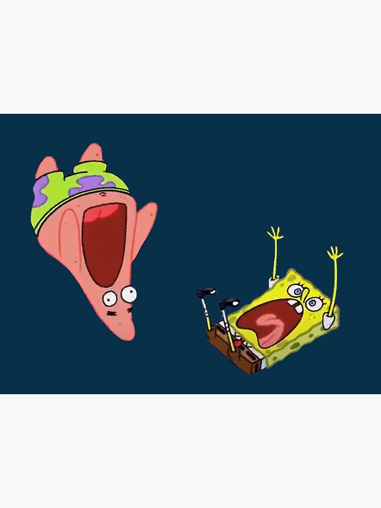 "Spongebob and Patrick Star falling" Art Print by Polina-spaghett ...