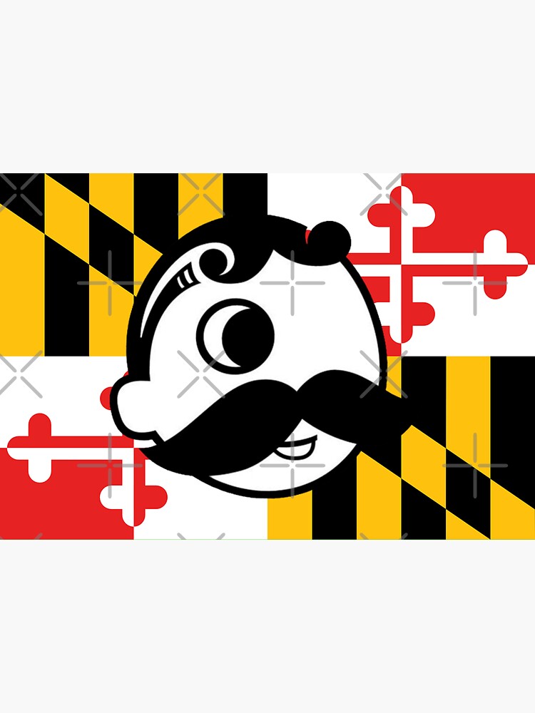 "Maryland State Flag Natty Boh Bohemian Icon Symbol Baltimore Orange ...