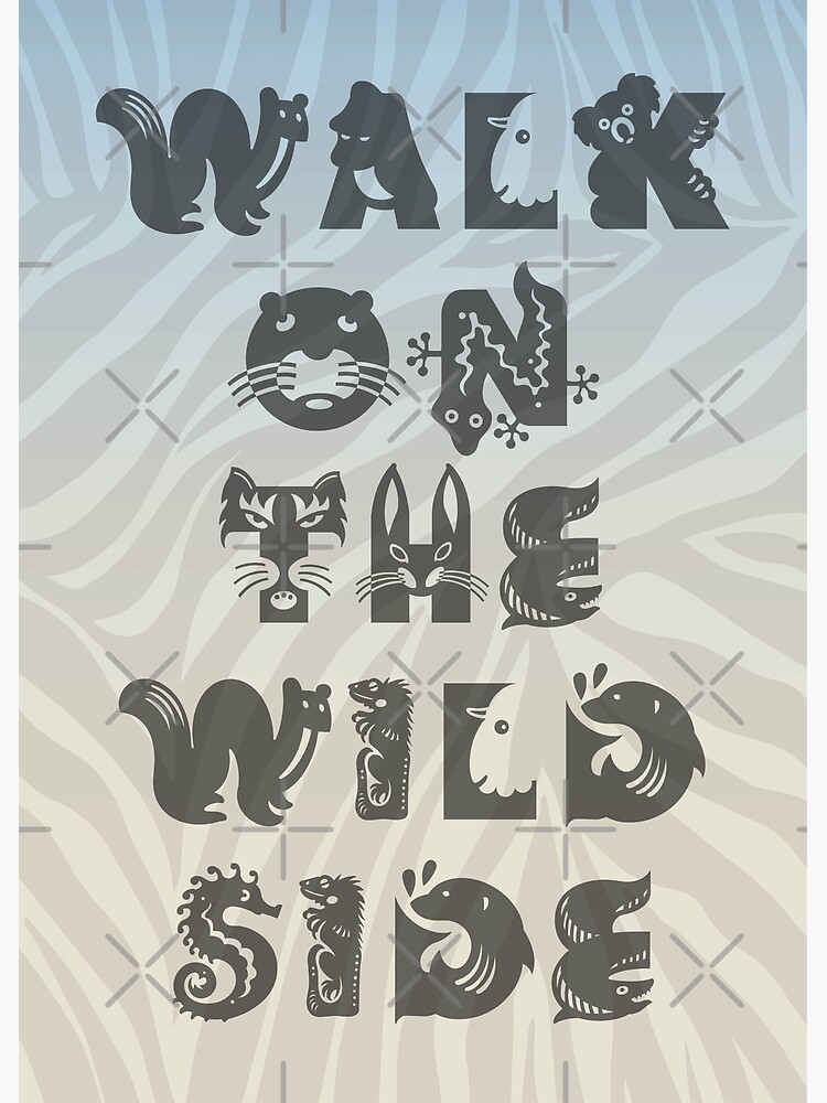 "Walk on the Wildside Animal Alphabet " Art Print for Sale by ...