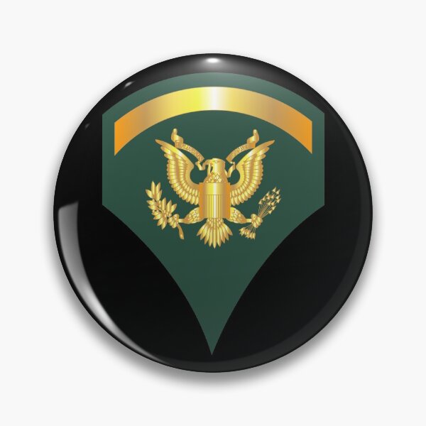 "Army - Specialist 5th Class - SP5 wo Txt" Pin for Sale by twix123844 ...