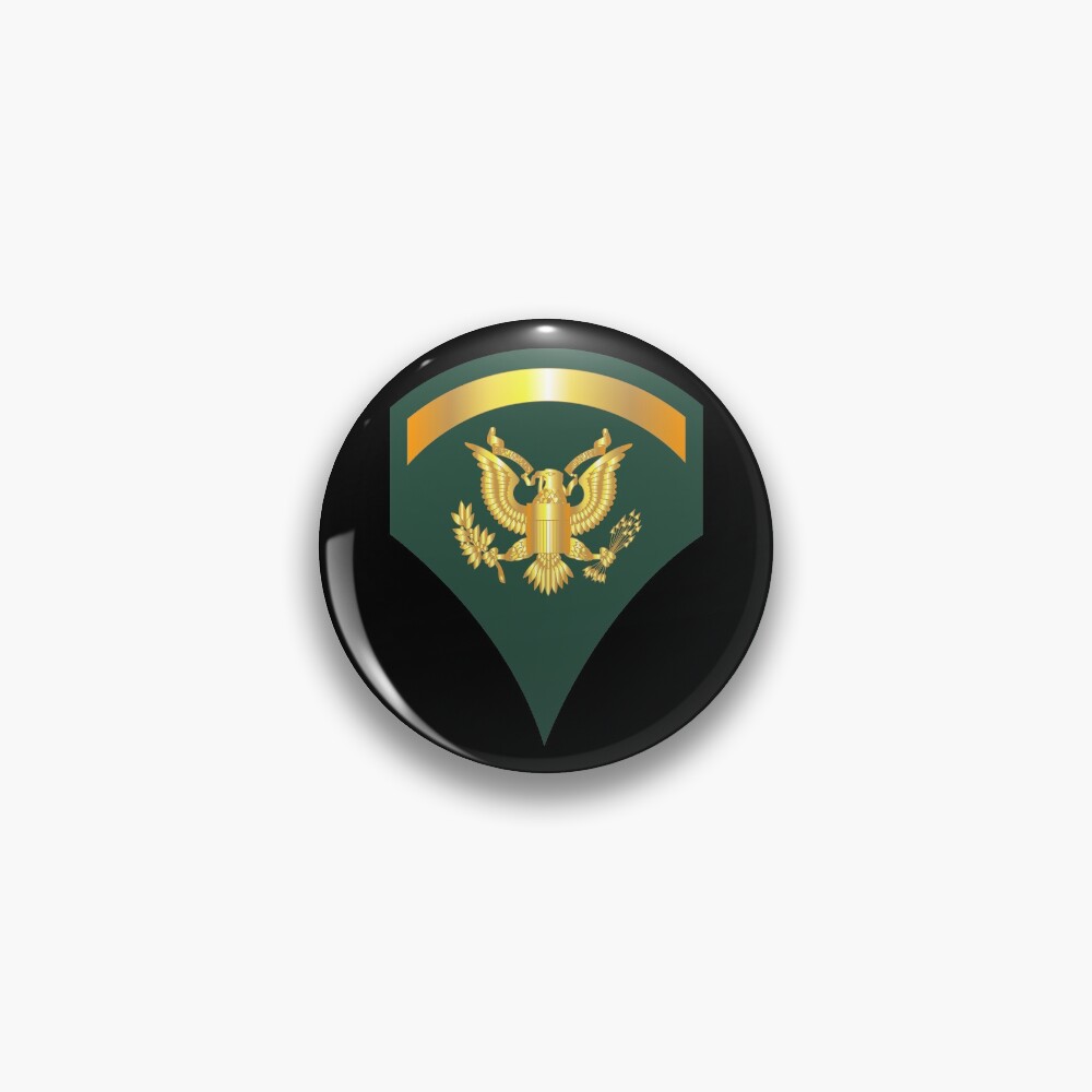 "Army - Specialist 5th Class - SP5 wo Txt" Pin for Sale by twix123844 ...